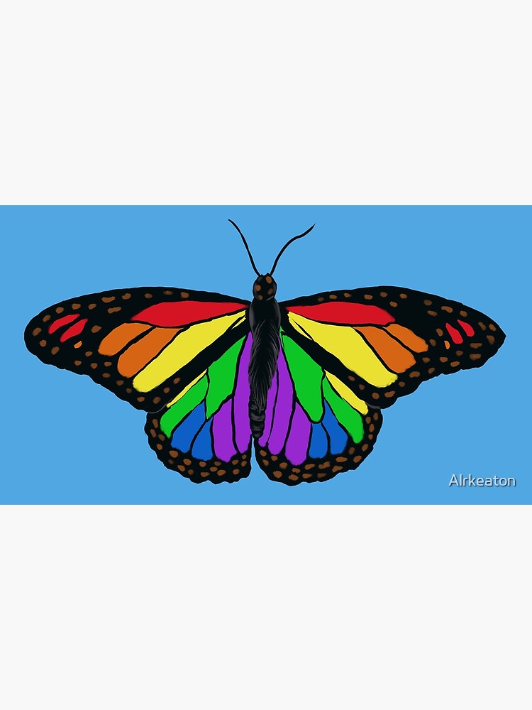 "LGBT Pride Butterfly" Poster by Alrkeaton | Redbubble