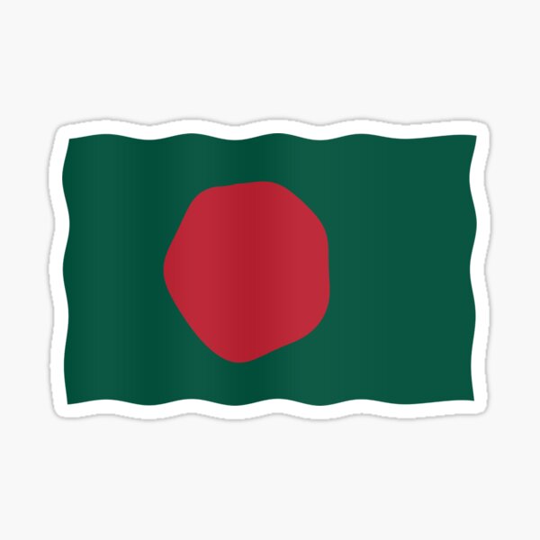 "Bangladesh flag" Sticker by stuwdamdorp | Redbubble