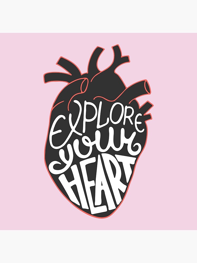 "Explore Your Heart " Poster for Sale by alchemytree | Redbubble