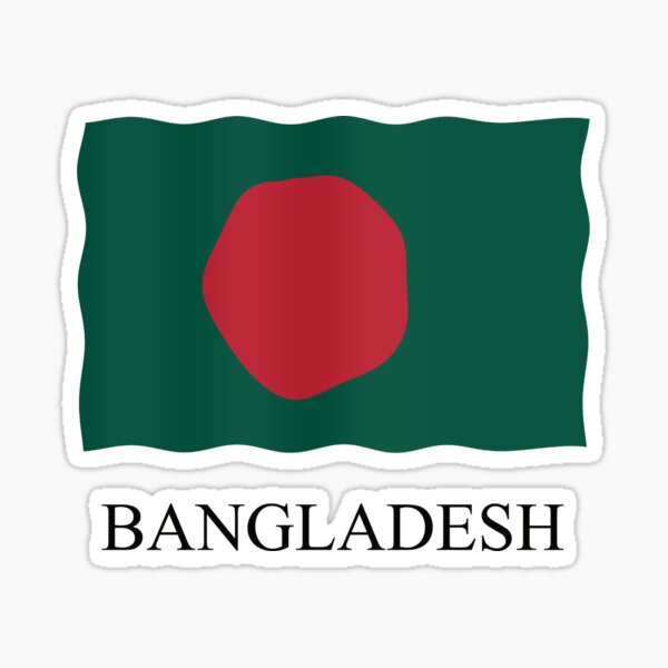 "Bangladesh flag" Sticker for Sale by stuwdamdorp | Redbubble