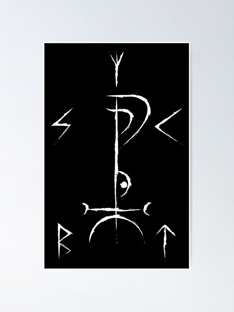 "Norse Stave /// Fjolnir (Variant II)" Poster for Sale by FosterChild7 ...