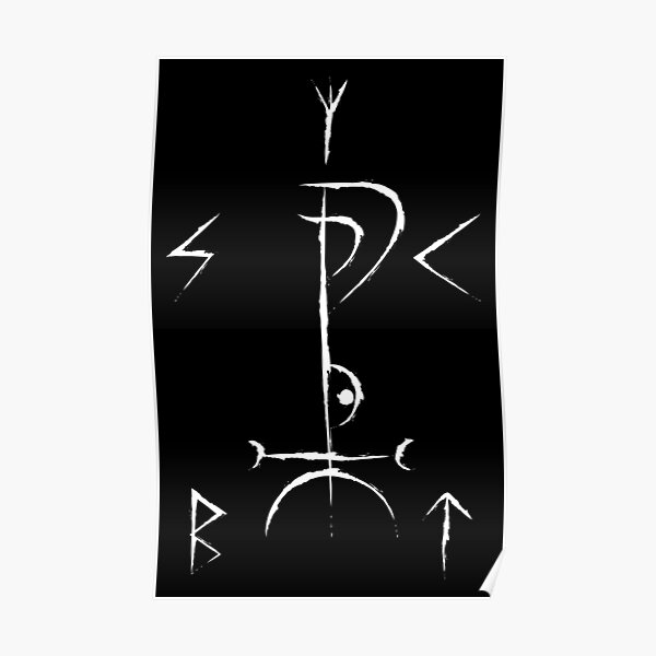 "Norse Stave /// Fjolnir (Variant II)" Poster for Sale by FosterChild7 ...