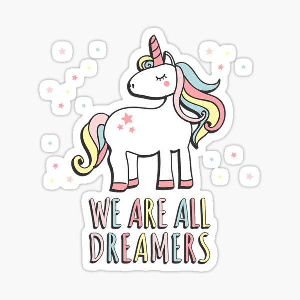 "we are all dreamers daca" Sticker for Sale by Scarletred963 | Redbubble