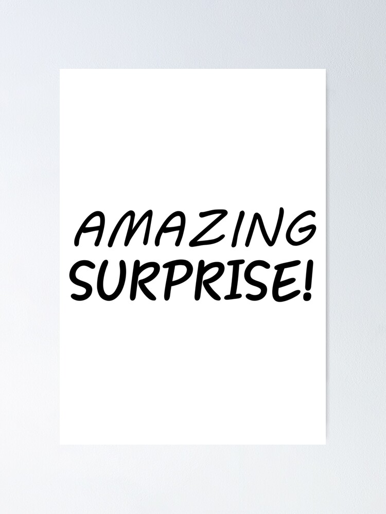 "Amazing Surprise Twin Baby " Poster for Sale by CoLoRLifeDesign ...