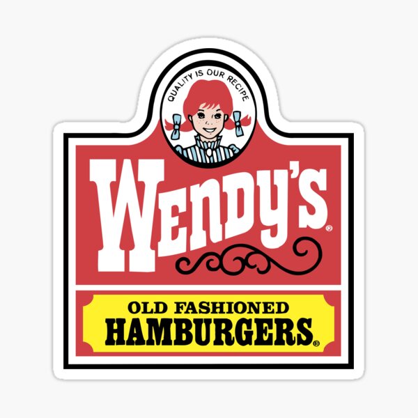 "Wendys" Sticker by vioneralkeda | Redbubble