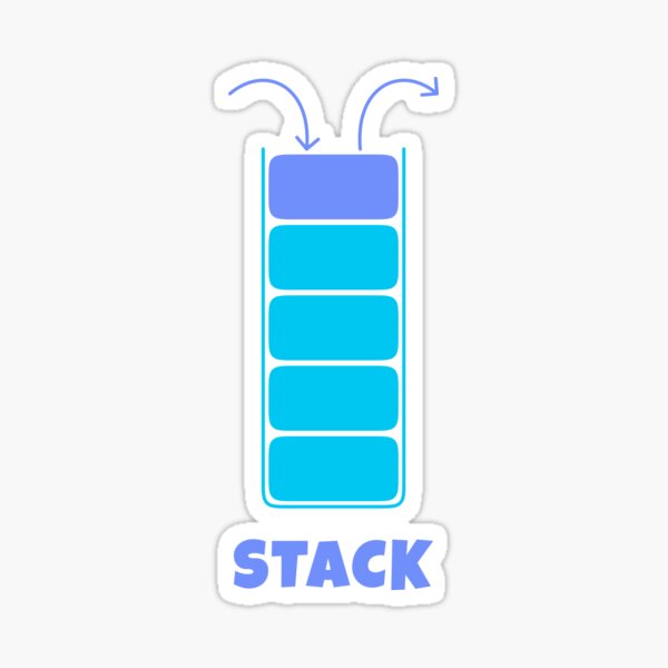 "Stack Data Structure" Sticker for Sale by Mechashadow | Redbubble
