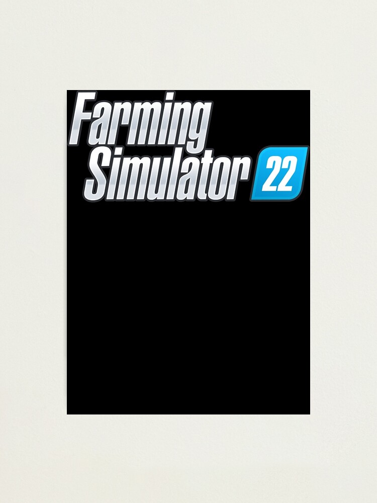 "Farming Simulator 22 logo" Photographic Print for Sale by RuthElliott5 ...