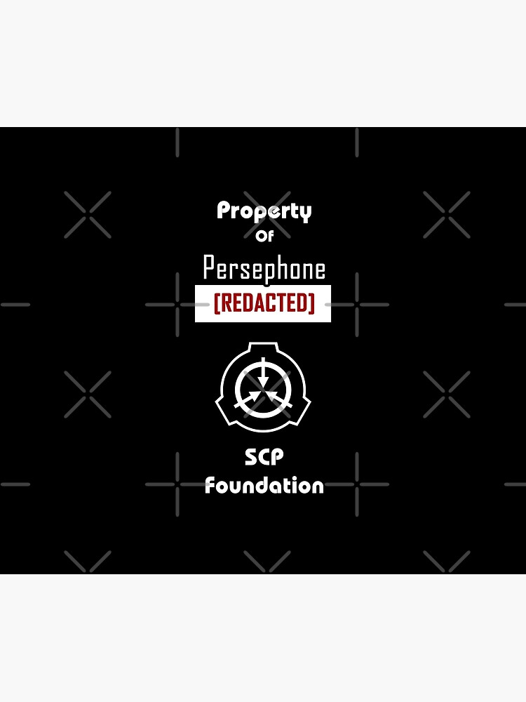 Property Of Persephone [REDACTED] SCP Foundation Shower Curtain ...