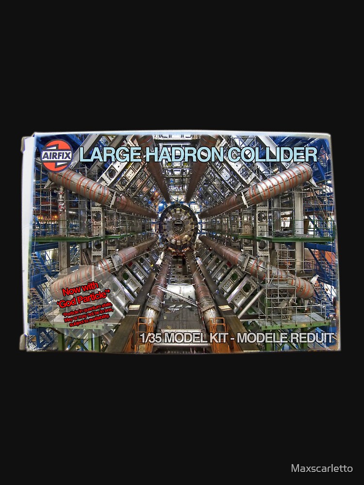 "Large hadron collider model kit" T-shirt for Sale by Maxscarletto ...