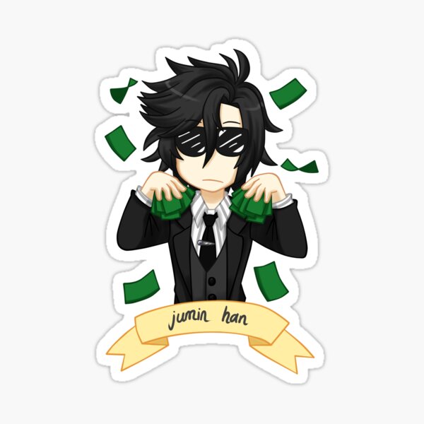 "Mystic Messenger - Jumin and Money" Sticker by Vimyon | Redbubble