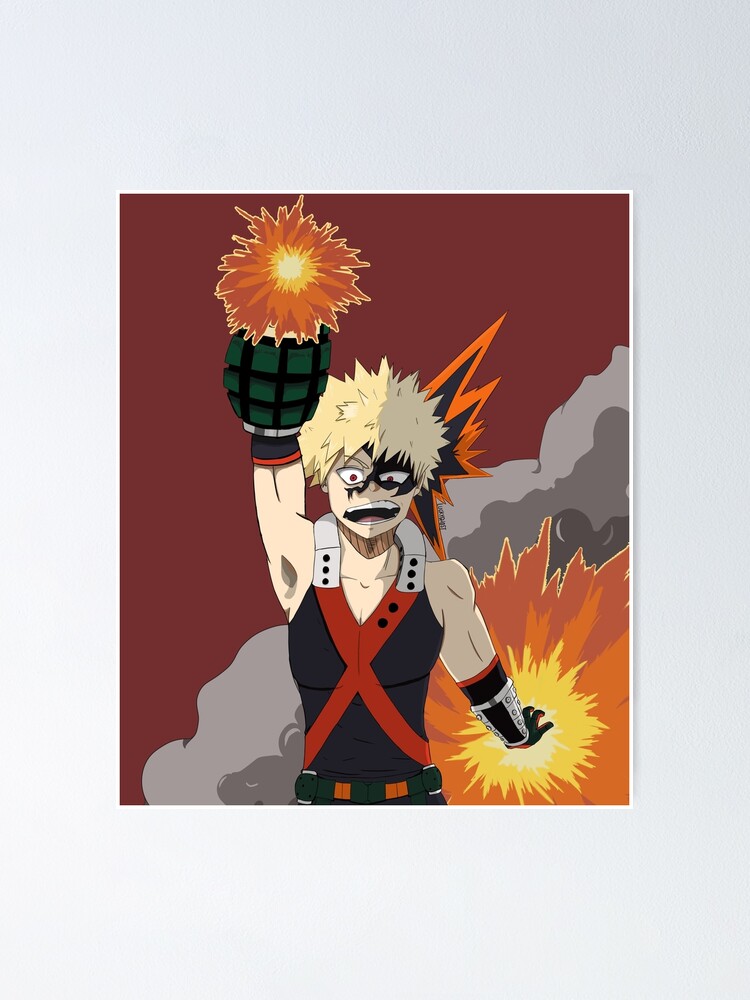 "Bakugo: King Explosion Murder" Poster for Sale by LuckyGhostArt ...