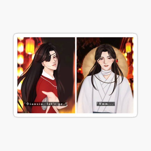 "HUALIAN TGCF BL" Sticker for Sale by jazchiart | Redbubble