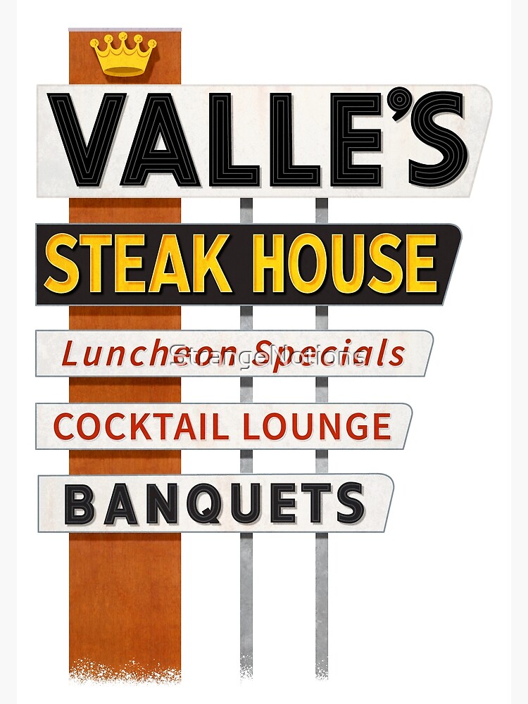 "Defunct Valle's Steak House Steak and Lobster Restaurant Marquee ...