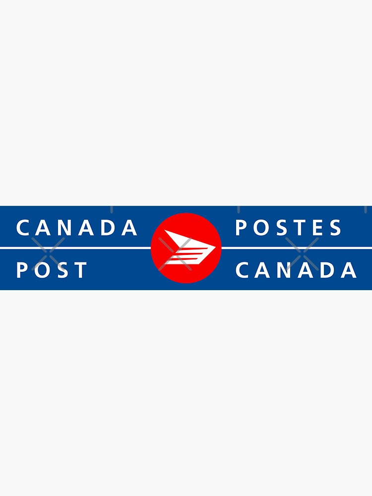 "Canada Post Logo Billingual" Sticker for Sale by rofocorpfilms | Redbubble
