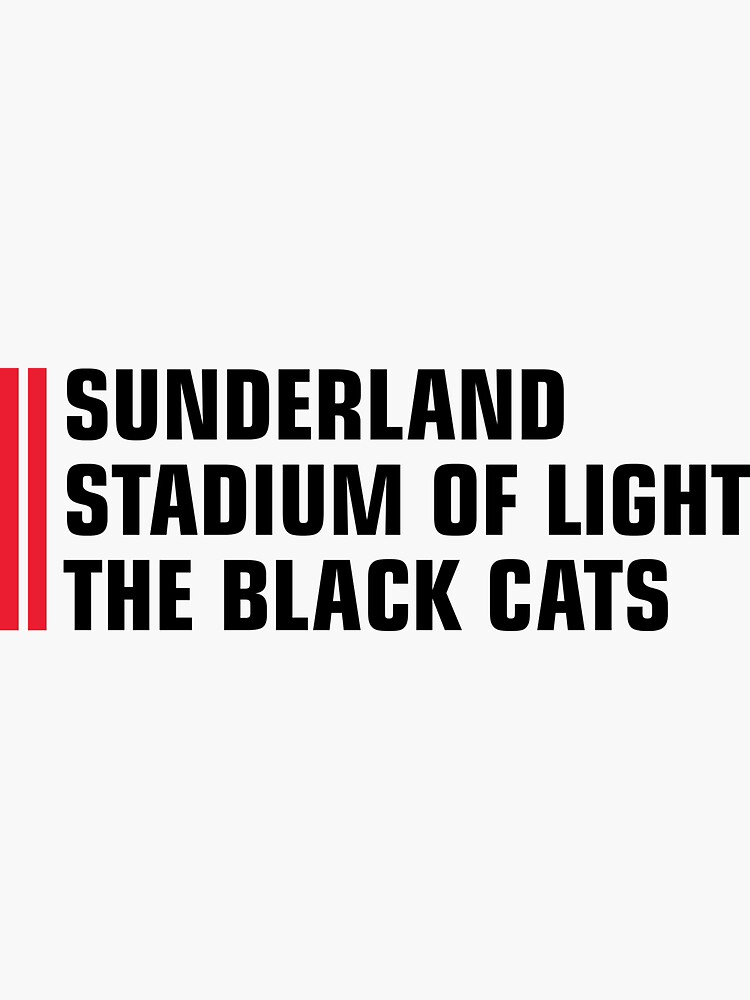 "Sunderland" Sticker for Sale by Superkev45 | Redbubble