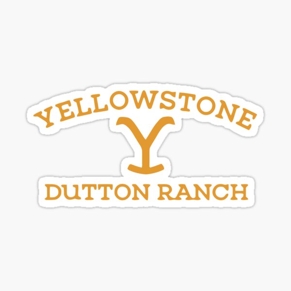 "Yellow Ranch" Sticker for Sale by wjilliand | Redbubble