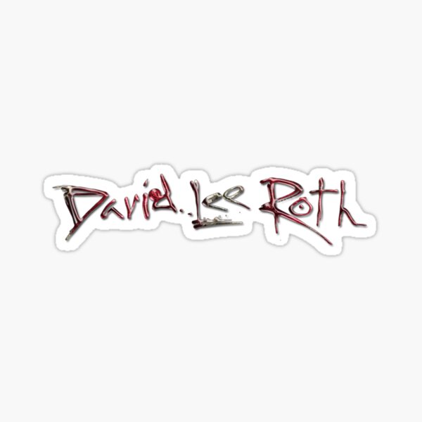 "David Lee Roth" Sticker by Theklavera | Redbubble