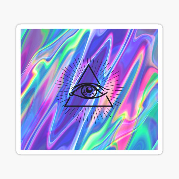 Eyes Hologram Stickers | Redbubble