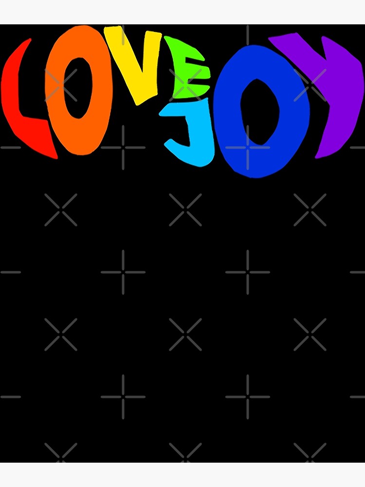 "Be Anything Be Lovejoy Logo Rainbow Colouring" Art Print for Sale by ...