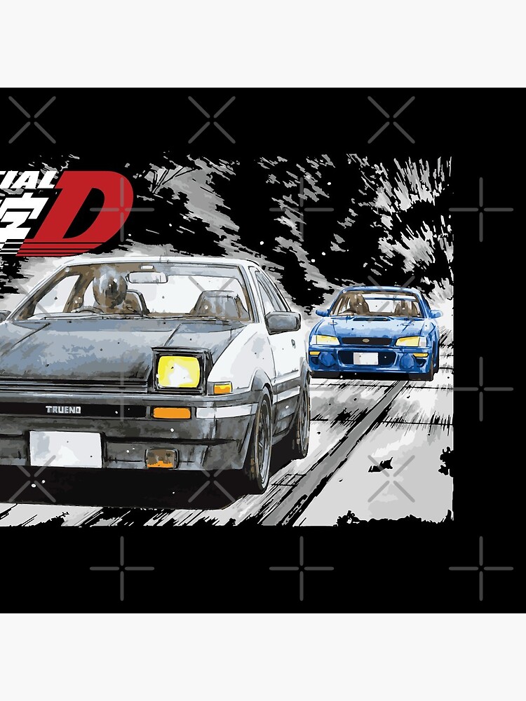"Initial D - Mountain Drift Racing Tandem Takumi Fujiwara AE86 vs Bunta ...