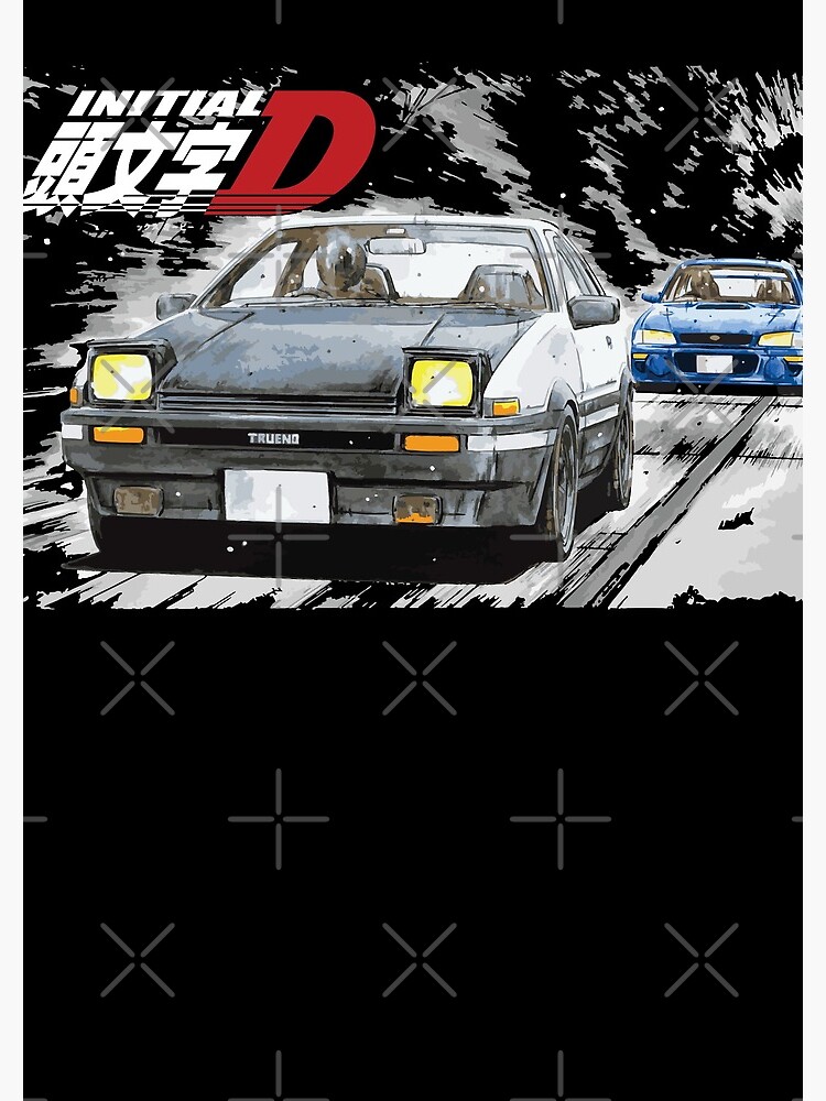 "Initial D - Mountain Drift Racing Tandem Takumi Fujiwara AE86 vs Bunta ...
