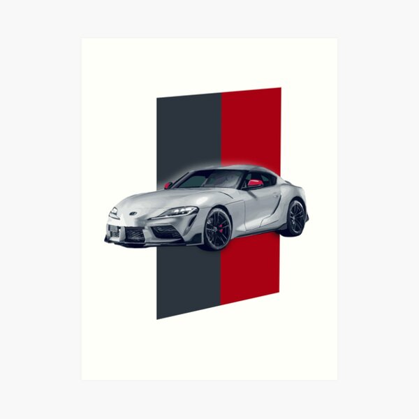 "Toyota Supra GR Gazoo Racing Fan Art " Art Print for Sale by ...