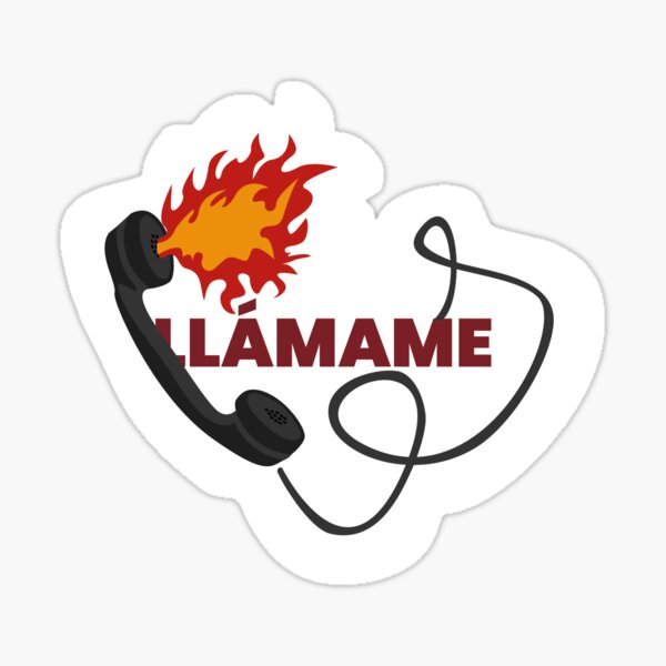 "Call me" Sticker by fmpanis98 | Redbubble