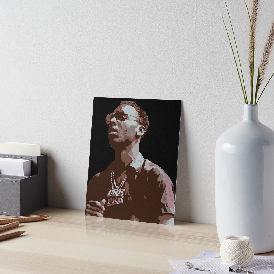 "Young Dolph" Art Board Print by Cosmic6464 | Redbubble
