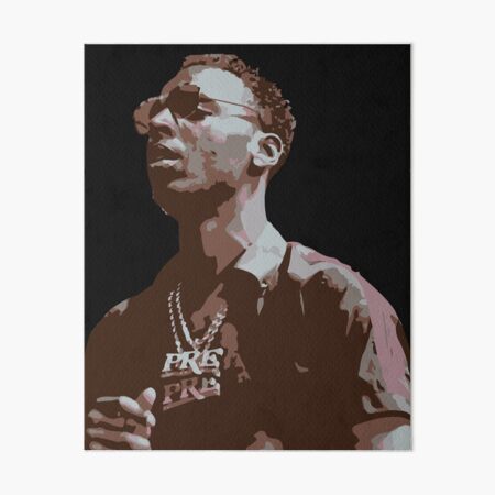 "Young Dolph" Art Board Print for Sale by Cosmic6464 | Redbubble