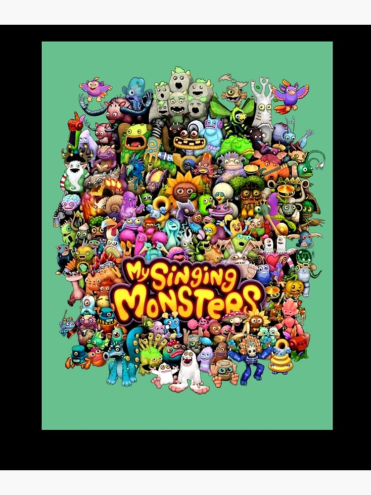 My Singing Monsters Monster Medley Premium Matte Vertical Poster sold ...