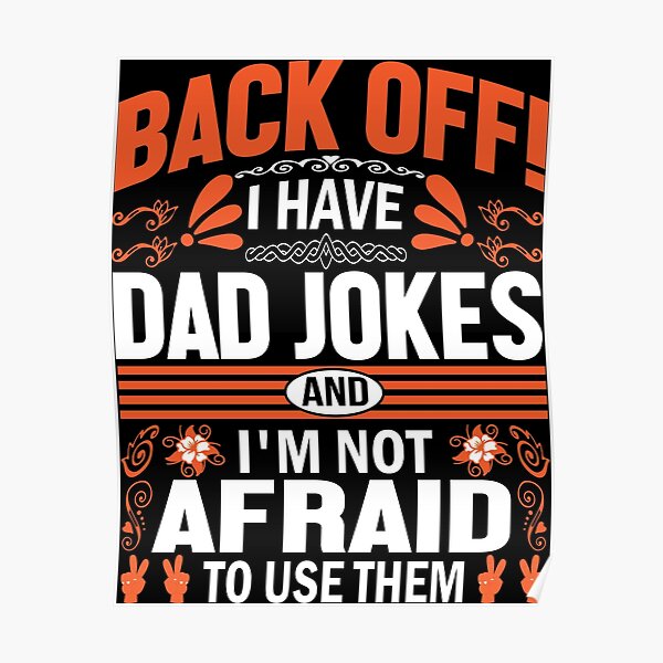 "Introvert with Dad jokes " Poster for Sale by millylamp | Redbubble