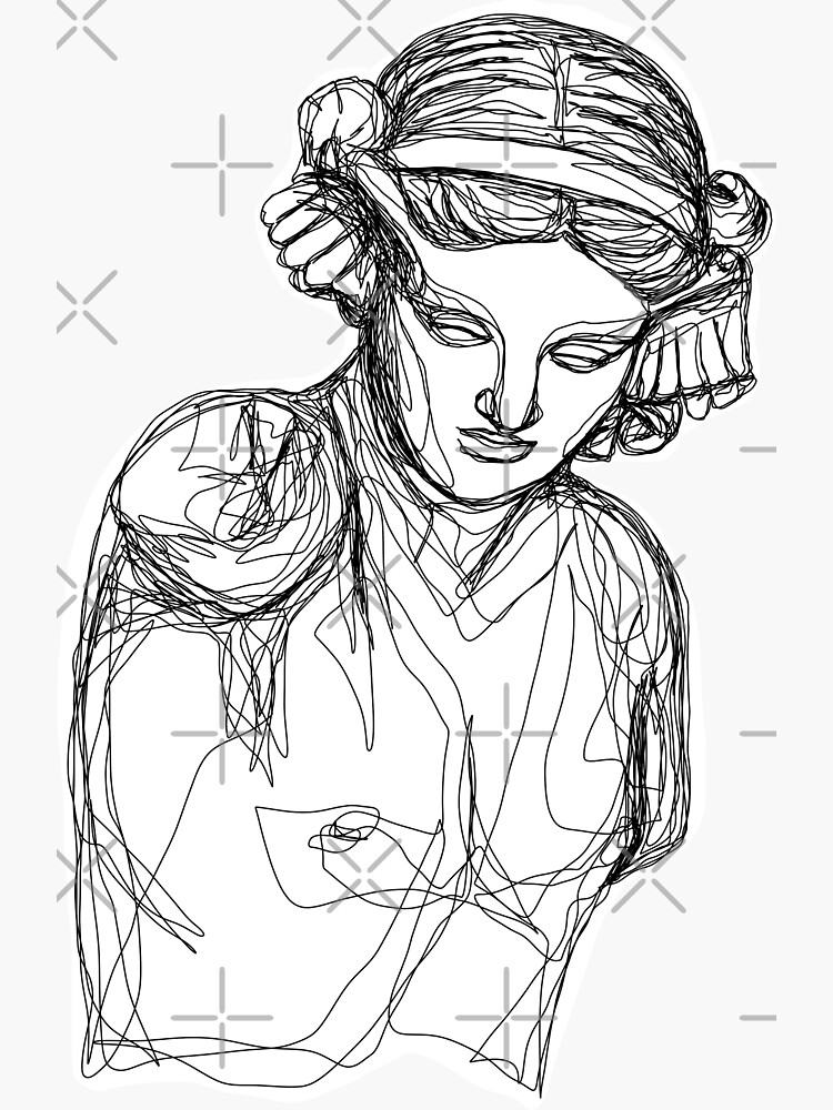 "Hypnos Greek God" Sticker by gatestucker | Redbubble