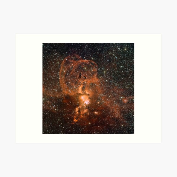 Impression artistique « Nébuleuse à émission NGC 3582 - Région de ...