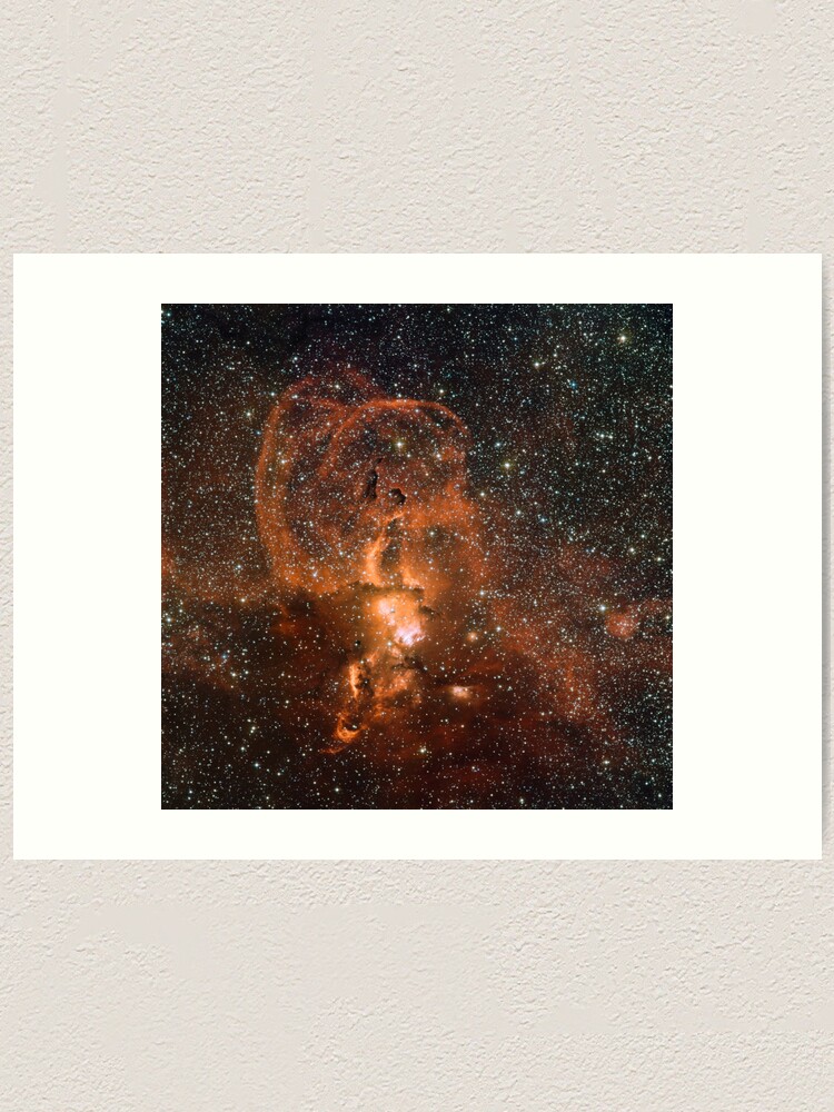 Impression artistique « Nébuleuse à émission NGC 3582 - Région de ...