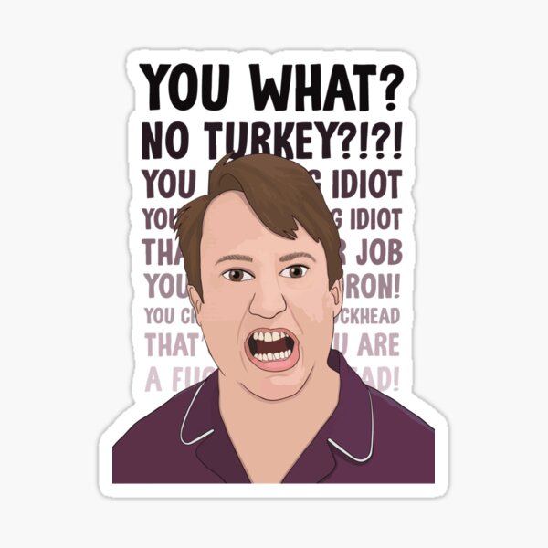 Peep Show Christmas Sticker For Sale By Watsonshop66 Redbubble