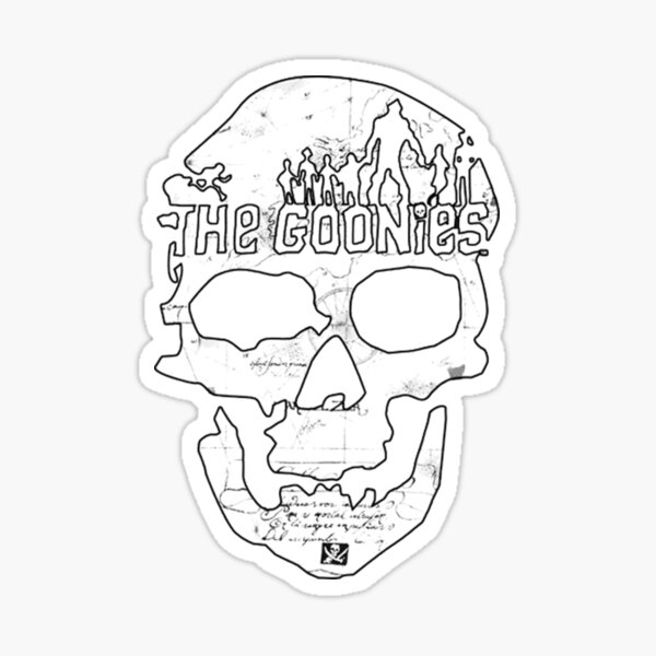"Goonies T-ShirtThe Goonies" Sticker by MalvilleOberon | Redbubble