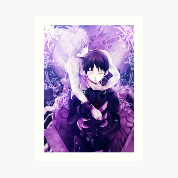 "Shinji Ikari Neon Genesis Evangelion " Art Print for Sale by tamikabee ...