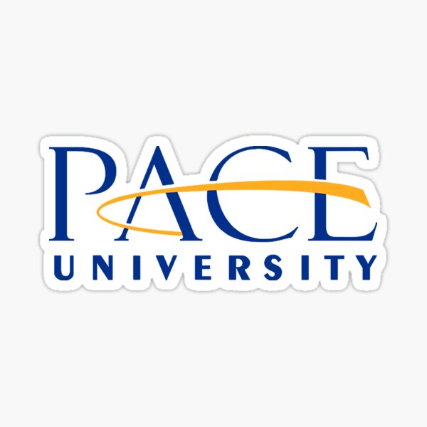 "University Pace " Sticker for Sale by Amythela83 | Redbubble