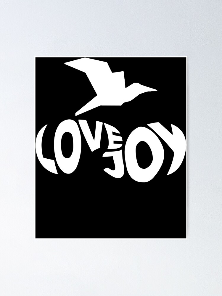 "The Lovers Lovejoy Loves Music And Band Logo (White)" Poster for Sale ...