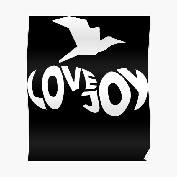 "The Lovers Lovejoy Loves Music And Band Logo (White)" Poster for Sale ...