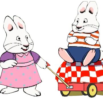 "max & ruby rabbit cartoon 2000s for kids " Poster for Sale by Reo12 ...