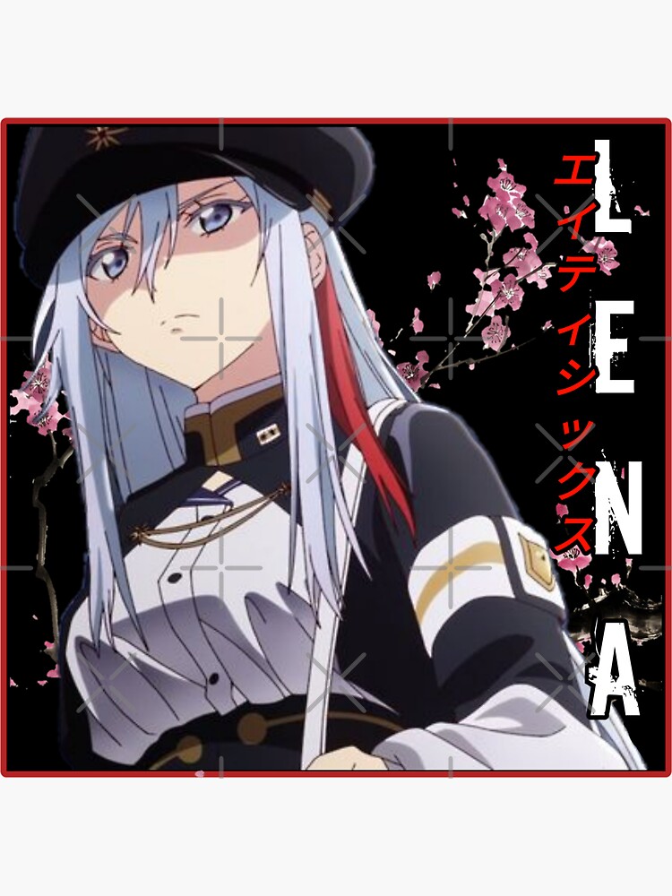 "Lena 86 eighty- six" Sticker for Sale by Anime51 | Redbubble
