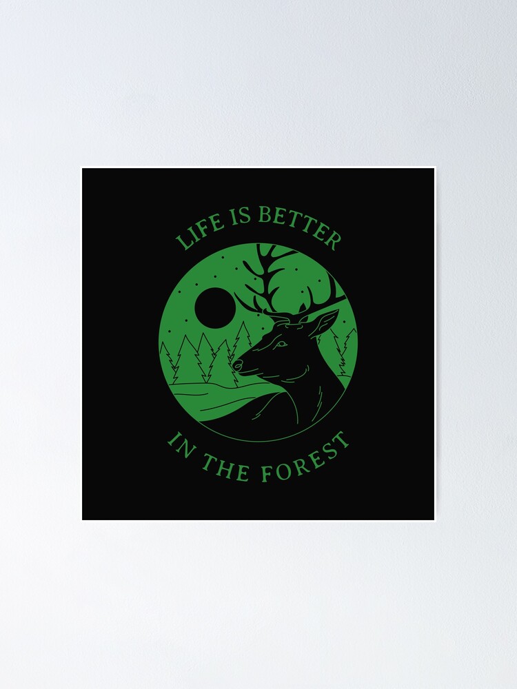 "A Forest Life Clipart " Poster for Sale by PaturuG7 | Redbubble