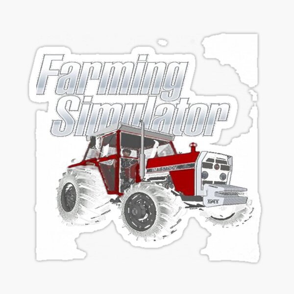 "Farming simulator" Sticker by Ily18desings | Redbubble