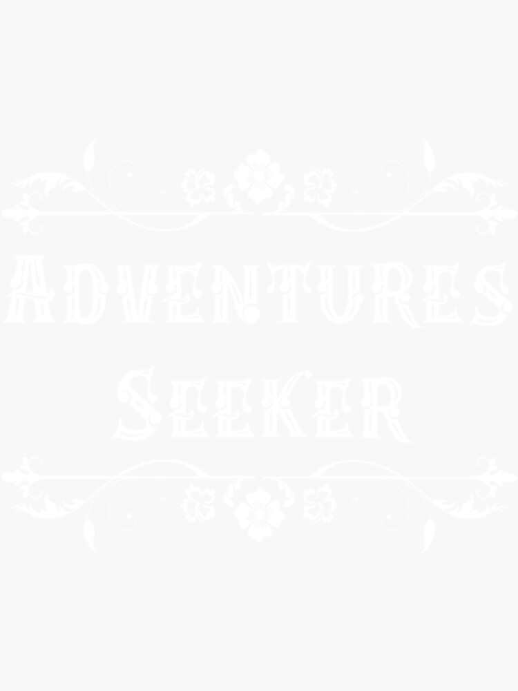 "Adventures Seeker " Sticker for Sale by RGDesigns19 | Redbubble