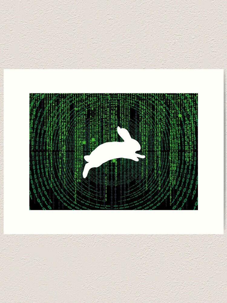 "White Rabbit | The Matrix" Art Print for Sale by Payna Store | Redbubble