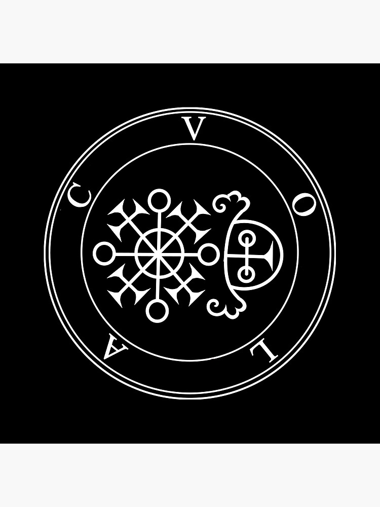 "Volak - Goetia (white)" Poster for Sale by Shadow-Kingdom | Redbubble