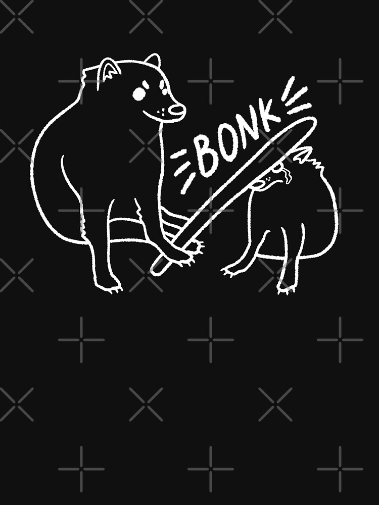 "Cheems Bonk Dog" T-shirt for Sale by renroku | Redbubble | cheems t ...