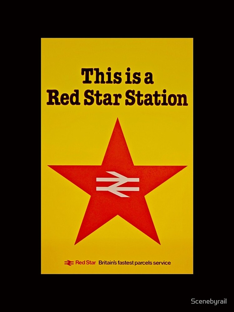 "British Rail Red Star Parcels sign" iPhone Case for Sale by ...