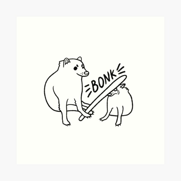 "Cheems Bonk Dog" Art Print for Sale by renroku | Redbubble